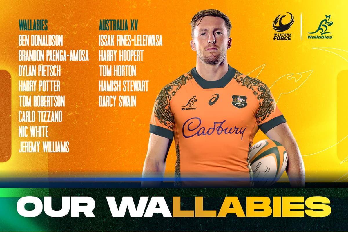 Potter among eight Force players for Wallabies Spring Tour