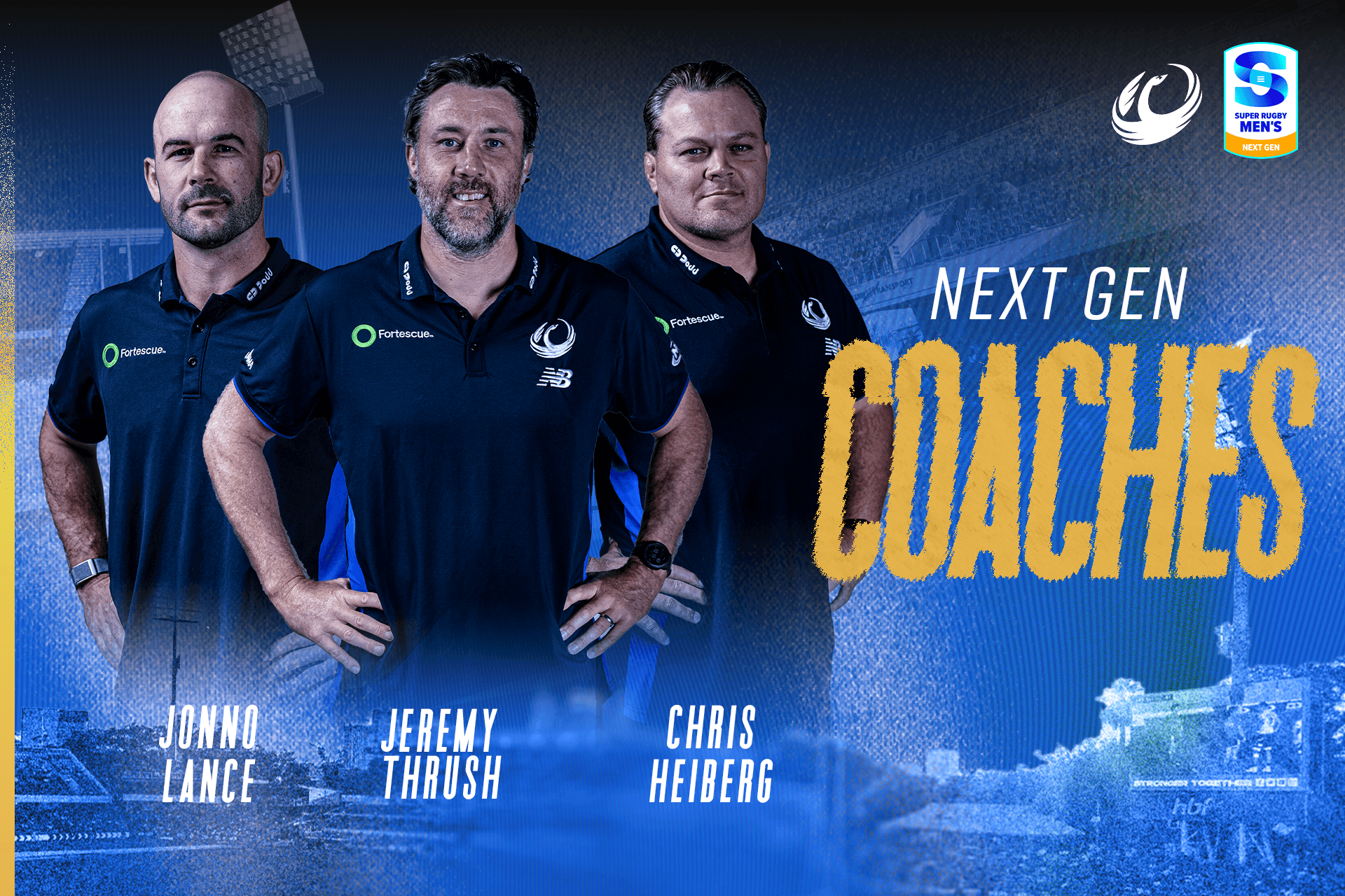 Coaches confirmed for Force's maiden Super Rugby Next Gen campaign