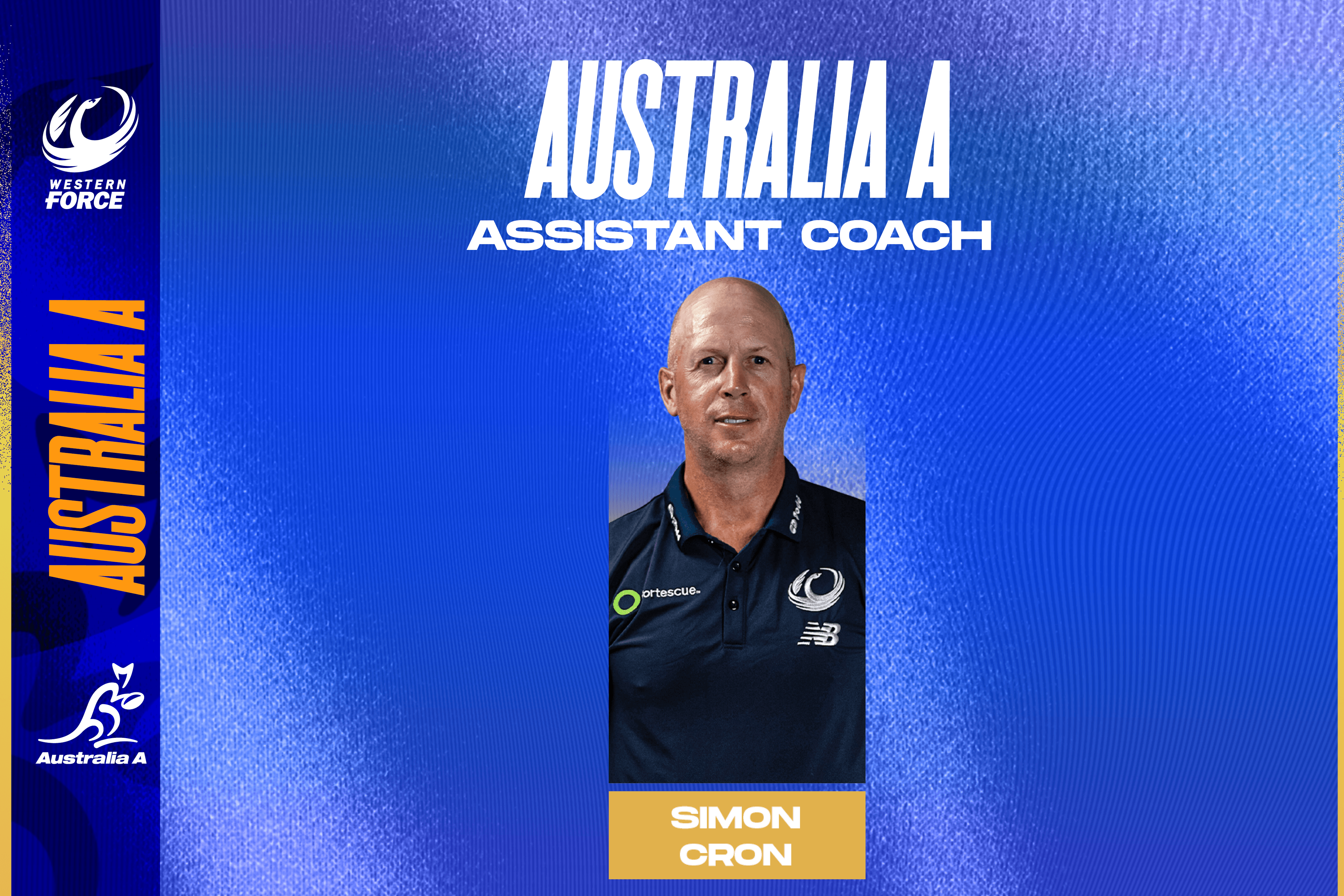 Cron appointed to Australia A coaching staff in 2026