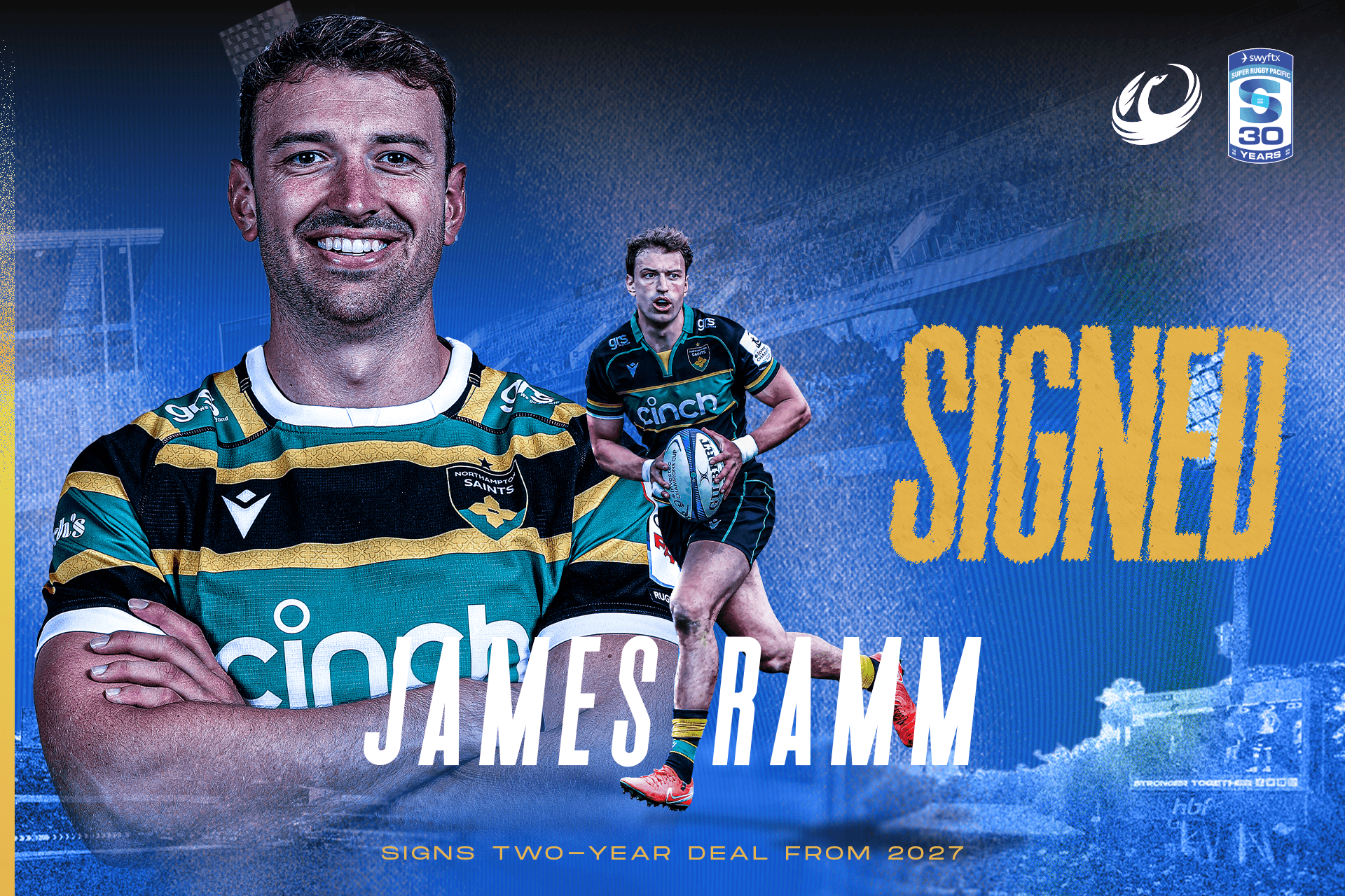 Force to bring home Australian winger Ramm on two-year deal